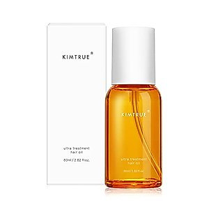 Kimtrue Hair oil for Frizzy Hair, Dry and Damaged hair,Curly hair and perm care,nourishing and Hydrating oils,Adds Shine and Smooths,Truly Non-greasy 2.7fl oz(80ml)