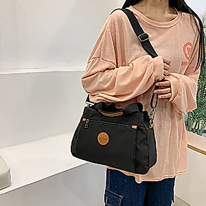 Womens Shoulder Handbag Purses Multi-layer Lightweight Crossbody Bag Top Handle Tote Bag Travel Satchel Bag