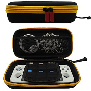 BeisDirect Portable Travel Carrying Case Pouch Storage Bag Compatible with Retroid Pocket 3 RP3 Handheld Game Console Shockproof Organizers Handbag, 21.5x11x4cm