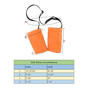 Dog Elbow Protector Fleece Elbow Sleeves with Cotton Pad for Dogs Prevent Injury (Small)