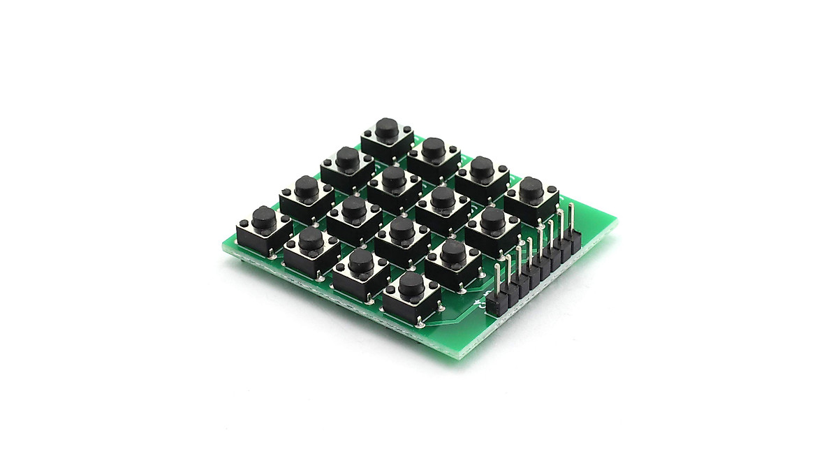 Tegg 8 Pin 4x4 Keypad Module for Arduino & Raspberry Pi