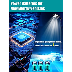 VENSSTNOR 600W Solar Street Lights Outdoor - 6500K 60000LM LED Street Lights with Motion Sensor Dusk to Dawn Ip67 Waterproof, Solar Parking Lot Lights for Garage,Yard,Driveway,Garden