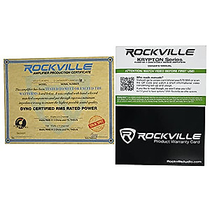 Rockville Krypton MF4 2400w Peak / 600w RMS 4 Channel Marine Amplifier Boat Amp