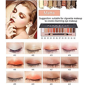 Professional Makeup Gift Kit Set,All in One Makeup Full Kit for Women,Girls & Teens Includes 12 Colors Eyeshadow Palette, Liquid Foundation & Concealer,Liquid Lipstick，Face Blush，Makeup Brush, Makeup Sponge, Eyebrow Soap, Winged Eyeliner Stamp