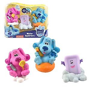Just Play Blue's Clues & You! Deluxe Bath Toy Set, Includes Blue, Magenta, and Slippery Soap Water Toys, Kids Toys for Ages 3 Up, Amazon Exclusive