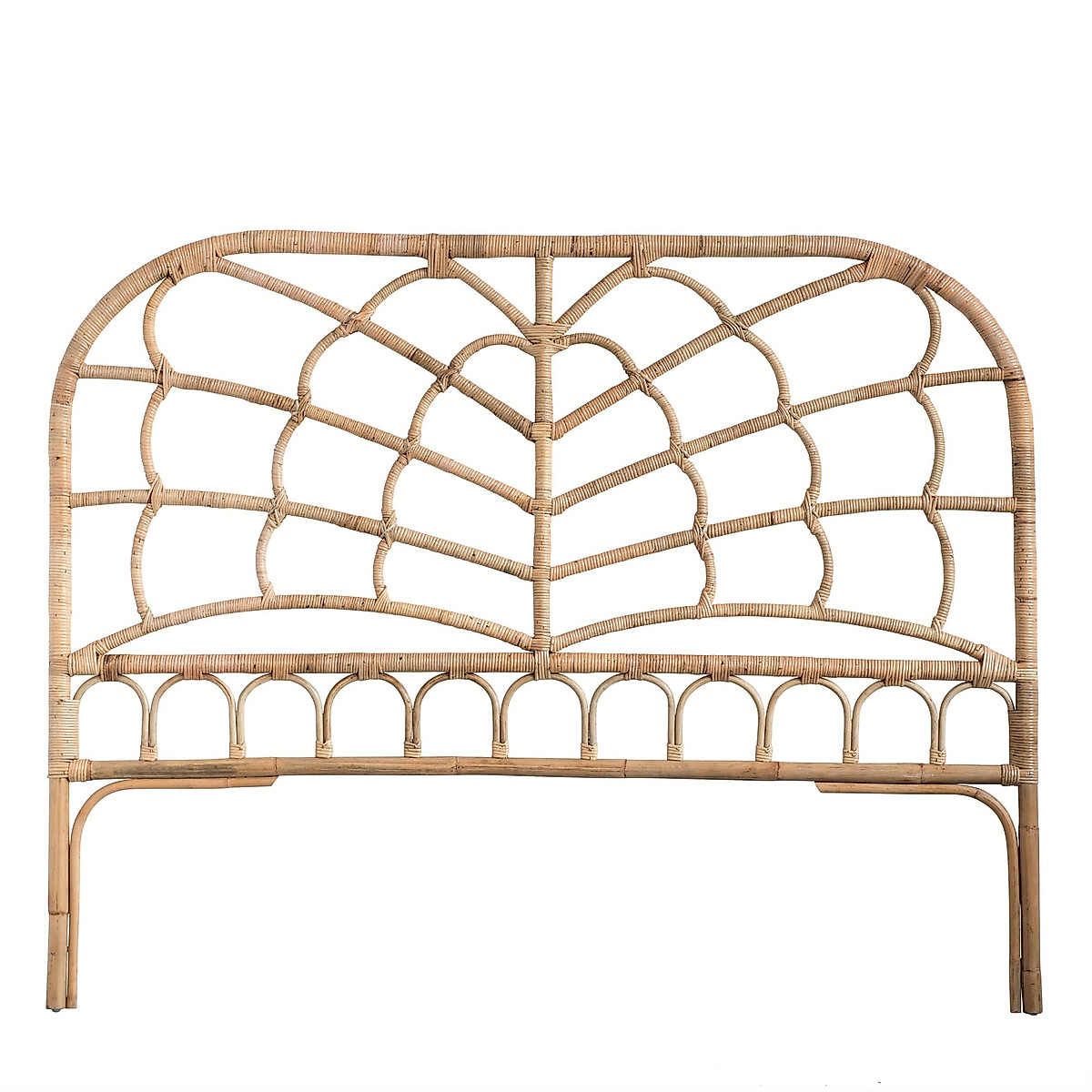 Creative Co-Op Queen Rattan Headboard