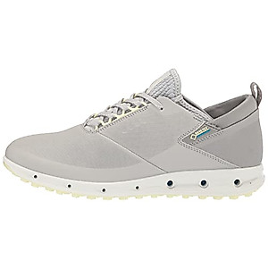 ECCO Women's Cool Pro Gore-TEX Waterproof Golf Shoe, Concrete/Wild Dove, 10-10.5
