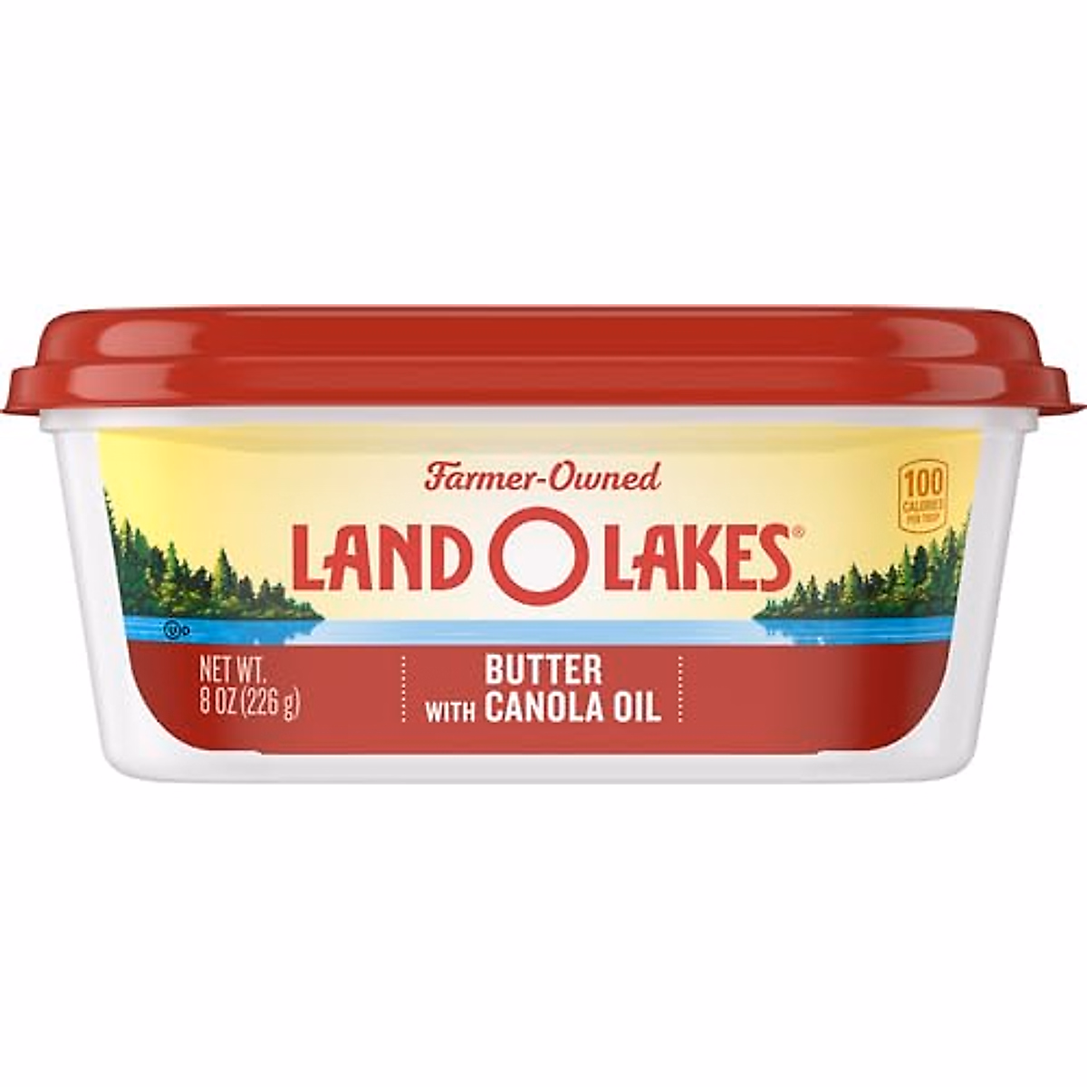 Land O Lakes® Butter with Canola Oil, Spreadable, 8 oz tub