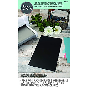Sizzix, Black Big Shot Plus Premium Crease Pad , PU Plastic