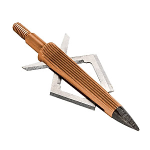 NEW ARCHERY PRODUCTS Killzone Swingfire 2in Cutting Diameter Trophy Tip 100 Grain Mechanical Broadhead for Bow Hunting - 3 Pack