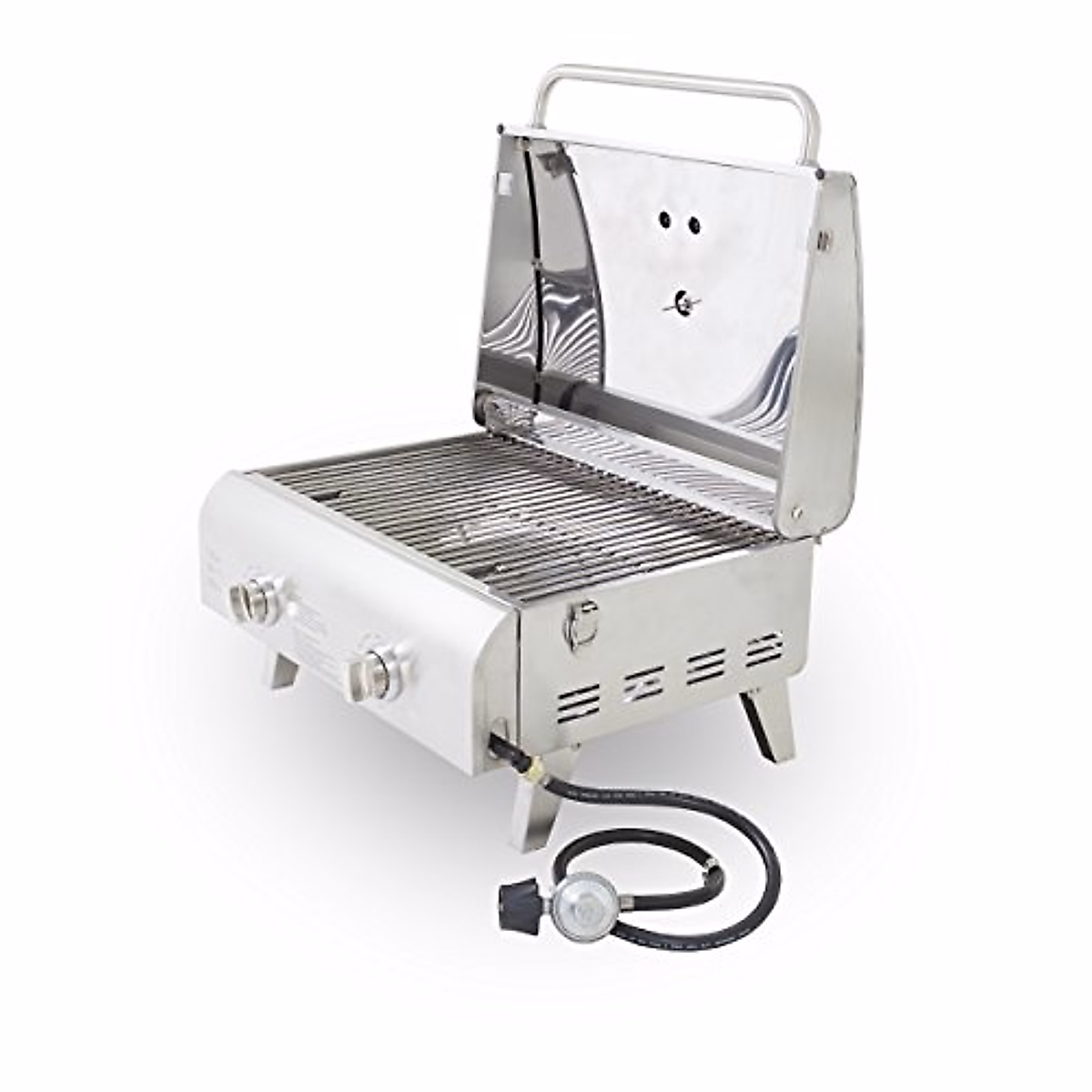 Pit Boss Grills 75275 Stainless Steel Two-Burner Portable Grill