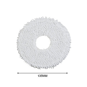 DispRA 4Pcs Vacuum Cleaner Mopping Pad Compatible with Xiaomi Mijia Omni 1s X10 + S10 + Vacuum Cleaner Mop Cloths Parts Accessories