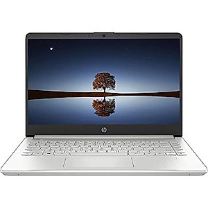 HP 2023 14" FHD IPS Laptop, Windows 11, Ryzen 3 Processor Up to 3.50GHz, 4GB Ram, 256GB SSD, Super-Fast WiFi, Dale Silver (Renewed)