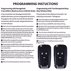 Replacement Folding Keyless Entry Flip Car Key Fob fits for 2010-2016 Buick Lacrosse Regal Verano 2010-2017 Chevy Camaro Equinox Sonic Malibu Cruze