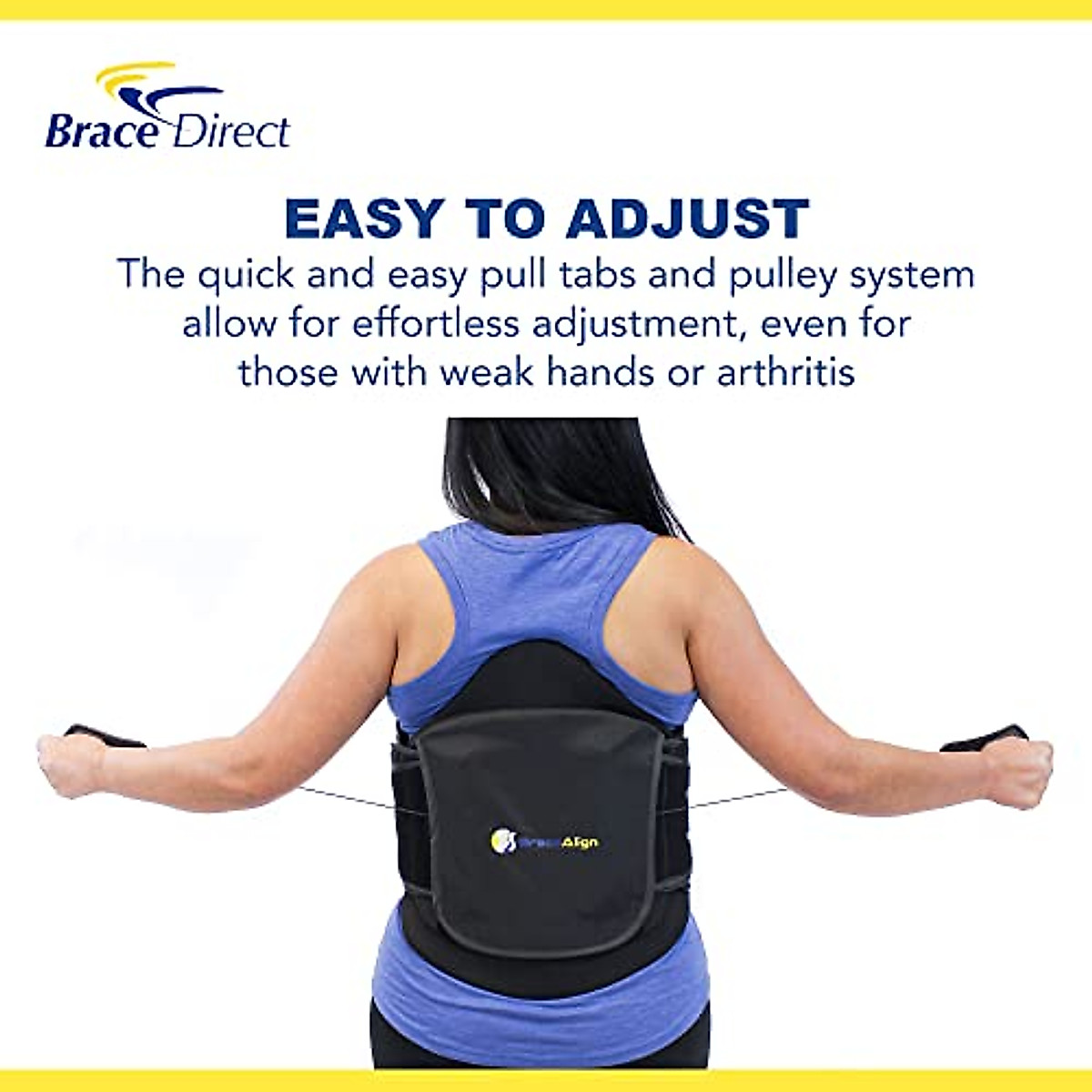 Brace Align VertebrAlign LSO Medical Back Brace L0650 L0637 - Pain Relief and Recovery from Herniated, Bulging, Slipped Disc, Sciatica, DDD, Spine Stenosis, Fractures and more