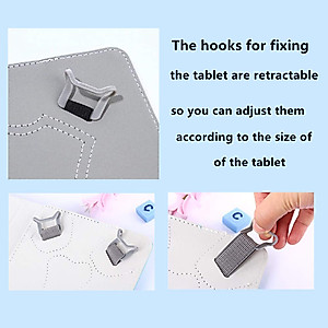 PHEVOS 7''/7.85''/8'' Tablet Pc Case Cover, Foldable and Solid Stand Case, Compatible with All Universal 7 inch Tablets PC-Pink Butterfly