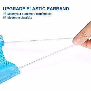 Brightt Made In USA ASTM Level 3 Face Mask 4ply Disposable Masks Facial Cover Elastic Ear Loops For Adults Box of 50