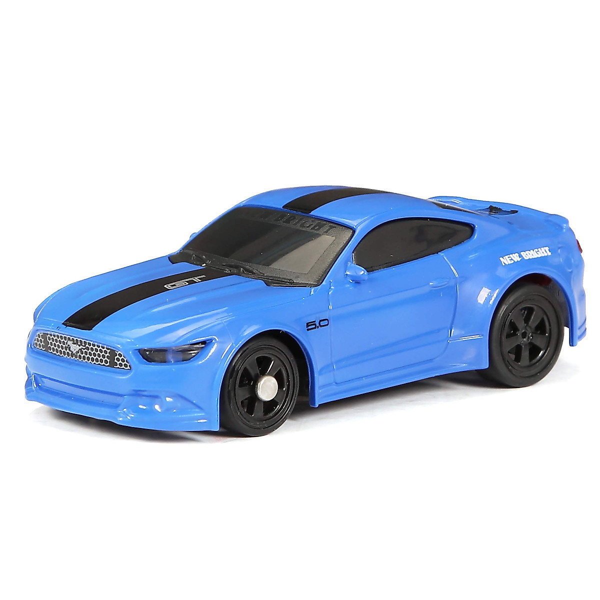 New Bright Mini R/C Mustang GT & Camaro Helmet Racers RC Cars, 2 Pack Set