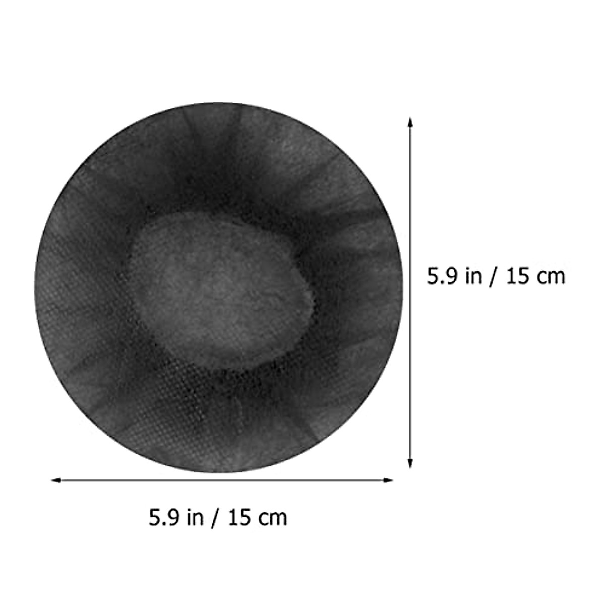 Healifty Headphone Ear Covers 100pairs Non- Earcup Most Stretchy Fit Headphone Fabric Earpad Cover Woven Disposable Headphones of Earpads on Sweatproof Sleeve Headphone Earpads