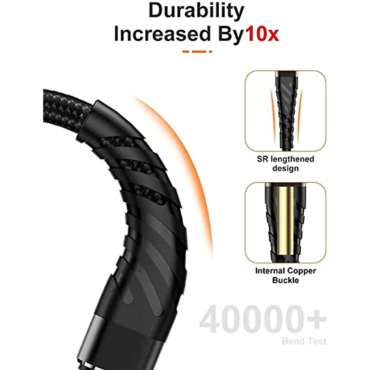 (1 Pack) Long iPhone Charger for [MFi Certified],CyvenSmart Lightning Cable Fast Charging Cord 16 Feet for iPhone 13/12/12 Pro/11/11 Pro/11 Pro Max/XS/XS Max/XR/X/8/8 Plus/7/7 Plus/6 Plus