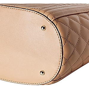 GUESS womens Noelle Small Elite Tote, Beige, One size US