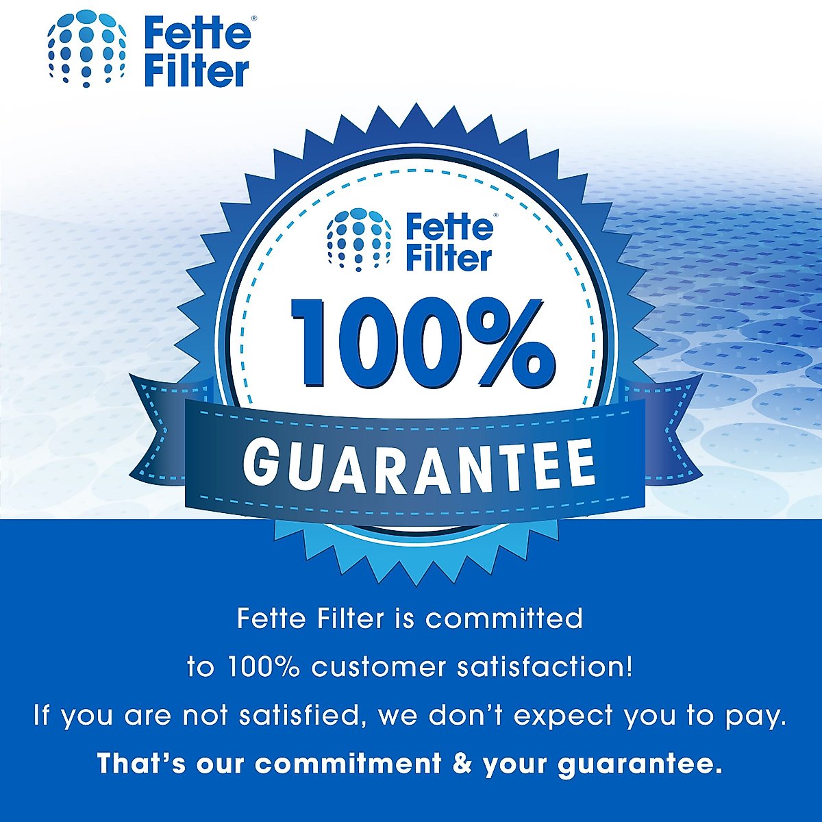 Fette Filter - Filter Compatible with BISSELL MYair Pro Hub and Plus Air Purifier Replacement HEPA and Carbon Filter Part # 3069 and 3389 - Pack of 1