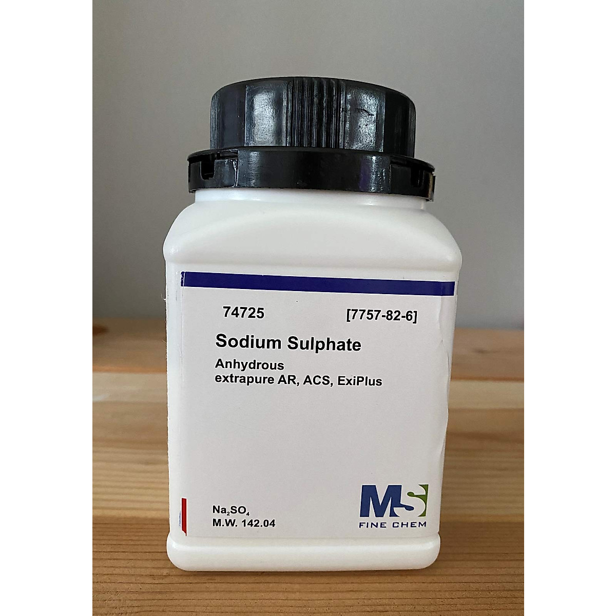 Sodium Sulphate, High Purity, 99% - 500 g, 1.1 LB