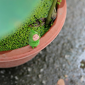 YGMONER 5 pcs Mini Piggy Figures Cute Car Dashboard Ornaments for Car Garden Cake Decoration (A)