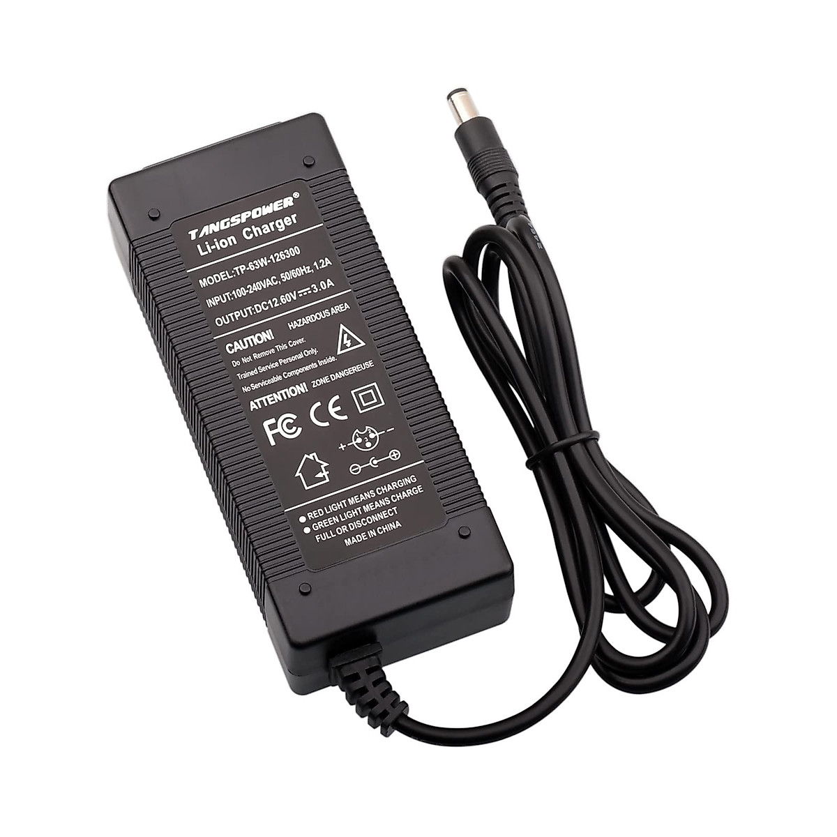 12.6V Charger 3A Lithium Battery Charger AC DC 3S 12V 11.1V 10.8V for 3s10p Lithium ion Battery Electronic Drill Cordless Power