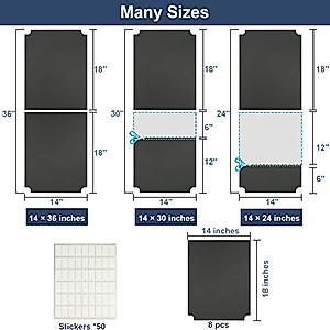 Shelf Liners for Wire Shelf Liner Shelving 14" X 36",Black Plastic Pantry Wire Rack Metal Shelf Liner for Wire Shelves Shelving Accessories Frosted Translucent