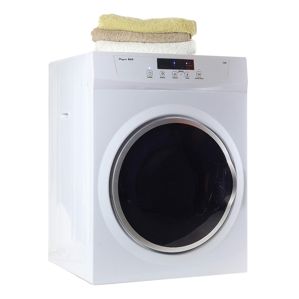 Equator ED860 Compact 3.5cu.ft. Dryer-Sensor Dry/Refresh function