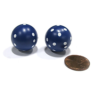 d6 Blue with White (2)