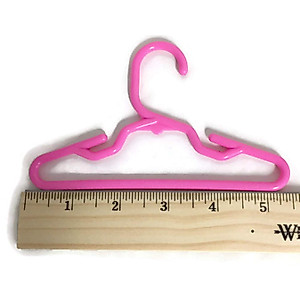12 Pink Hangers(1 Dozen) for 14 Inch Doll Clothes