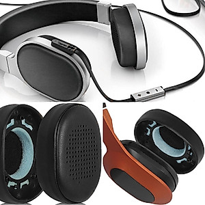 2Pcs/Set Earpads for KEF M400 M500 Headsets Accessories Soft Sponge Black Ear Pads Headphones Cushion Covers