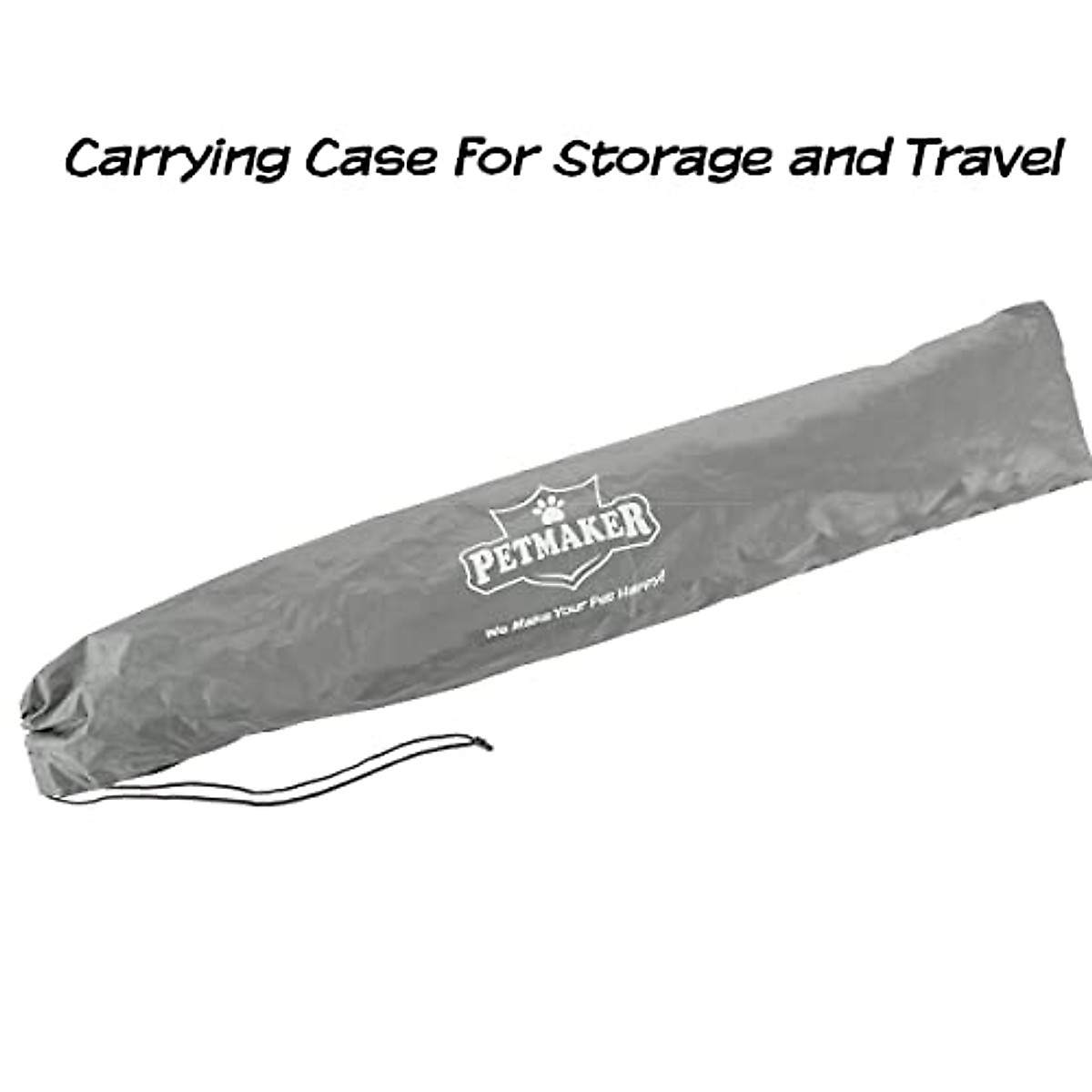 PETMAKER Elevated Dog Bed – 36x29.75 Portable Bed for Pets with Non-Slip Feet – Indoor/Outdoor Dog Cot or Puppy Bed for Pets up to 80lbs Large (Gray)