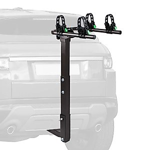 STEGODON 2 Bike Hitch Rack 2'' Hitch Receiver Heavy Duty Bicycle Carrier Racks Hitch Mount Double Foldable Rack for Cars, Trucks, SUV，Hatchback RV，Tow Hitch and Minivans