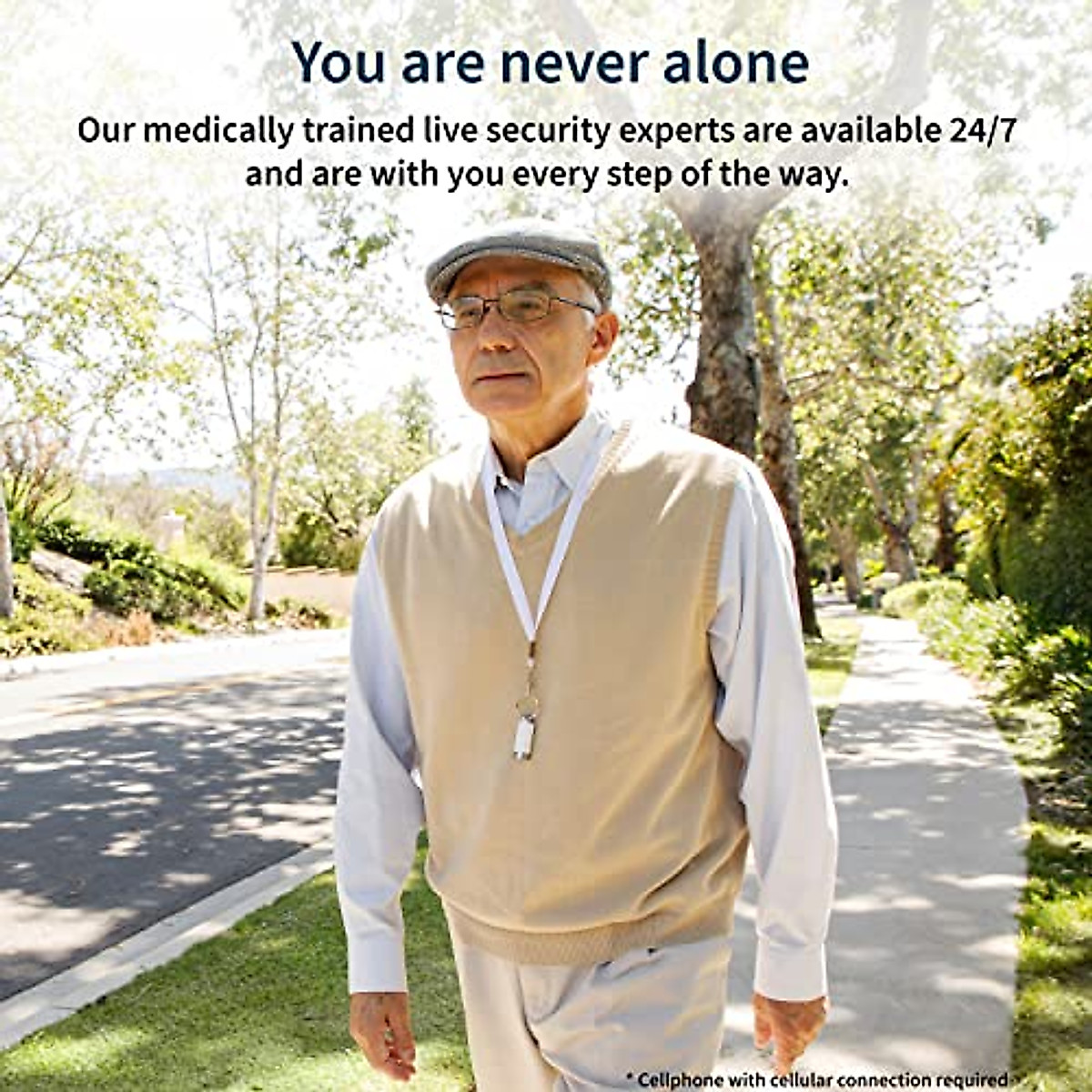 Arlo Safe Family Bundle - 1-Year Safe Family Plan & 2 Safe Button Accessories - Safety Keychain for Women, Elderly Assistance Products, College Essentials, Tracking Device for Kids, Personal Safety