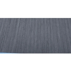 Ebony Black Composite Wood Veneer 23" x 7" raw no Backing 1/42" Thickness # 633