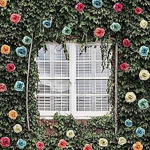 60 pcs Artificial Roses Head Fake Silk Rose Flower Head DIY Fake Roses Heads for Mother's Day Valentine's Day Wedding Centerpieces Flower Wall DIY Crafts Bouquet Home Floral Decoration - White