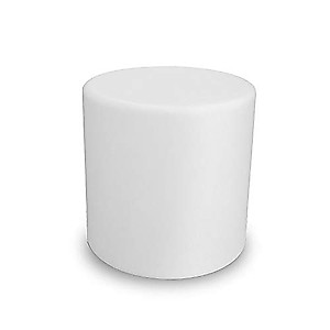 Luxury Lounger in Water Pool Chaise Lounge for Ledge 2 Chairs with Cylinder Table, White