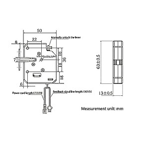 Small electromagnetic lock DC12V/2A cabinet door lock mini electric control lock vending machine electronic lock small door lock