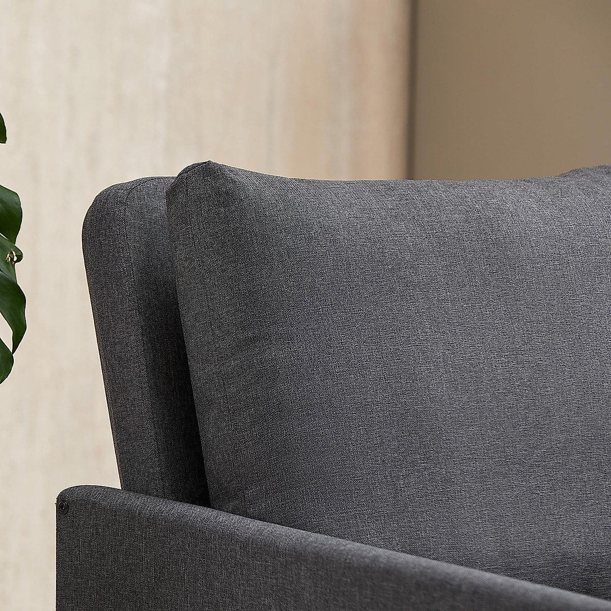 XSPRACER 3-in-1 Convertible Sleeper Loveseat Sofa Couch with Pullout Bed and Storage for Living Room, Bedroom, Balcony, RV, Dark Gray