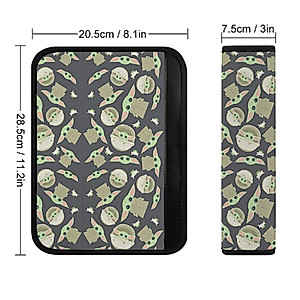 Ochteri Car Seat Belt Covers Car Seat Shoulder Pads Soft Car Seat Straps Seatbelt for Seatbelt for Girls and Boys