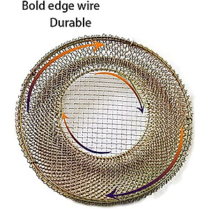 Auhafaly Egg Basket, Collapsible Mini Storage - Can Easily Load Eggs for Carrying and Collecting Eggs, Easy Washing, and Fast-drying, Country Primitive Farmhouse Style (Medium)