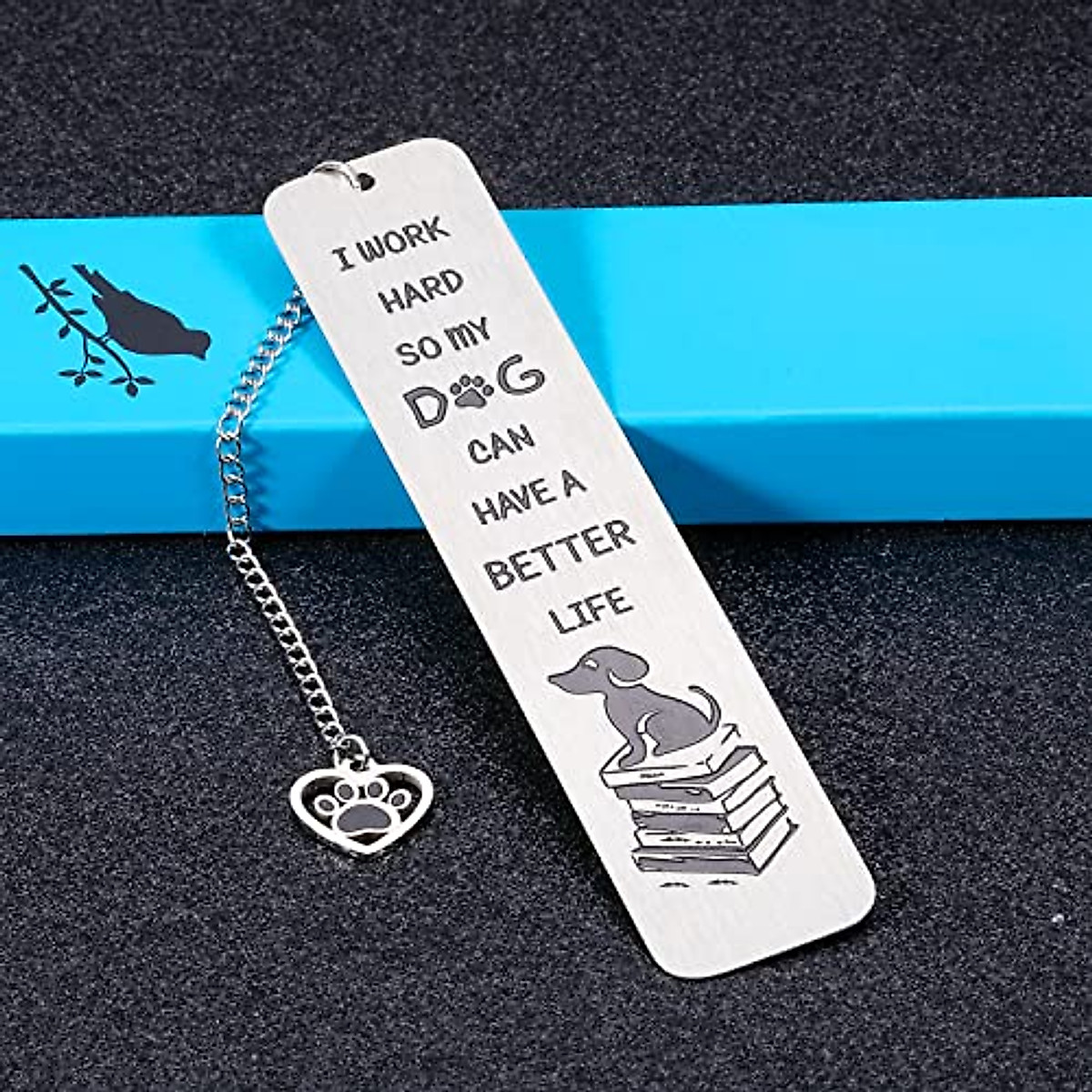 Funny Bookmark Gifts for Women Men Dog Lover Friends Inspirational Birthday Christmas Gift for Coworker Boss Book Lover Bookmark for Dog Mom Dog Dad Stocking Stuffer Valentine for Son Daughter Him Her