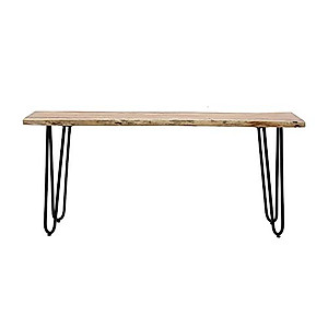 Christopher Knight Home Dining Chair, Black + Natural