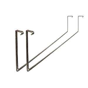 HyLoft 00656 Add-On Storage Rack Accessory for HyLoft Model 625 and 651, Hammertone, 2-Pack