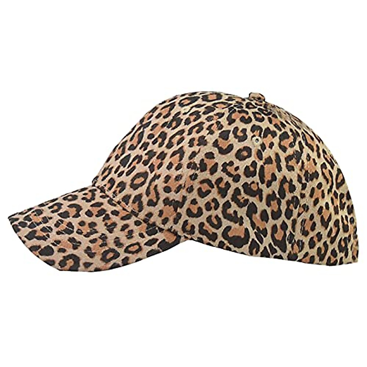 Foetest Adjustable Baseball Cap Leopard Print Hat Cotton Sunhat Headwear Outdoor Sports Cap