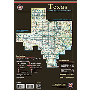 Texas Road & Recreation Atlas - 2nd Edition, 2022 (Benchmark Road & Recreation Atlases)