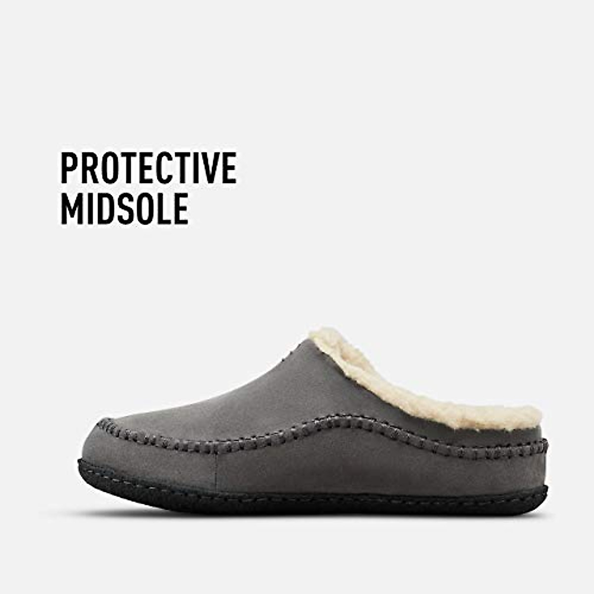 SOREL Men's Falcon Ridge ll Slipper - Quarry, Black - 10